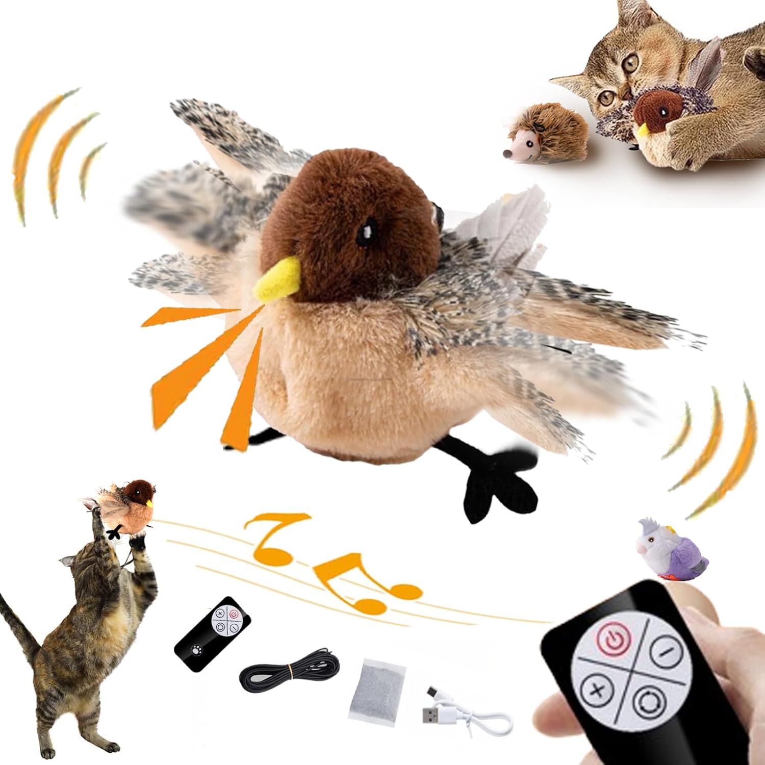 Interactive Electronic Bird Toy For Cats – DMC Wholesale