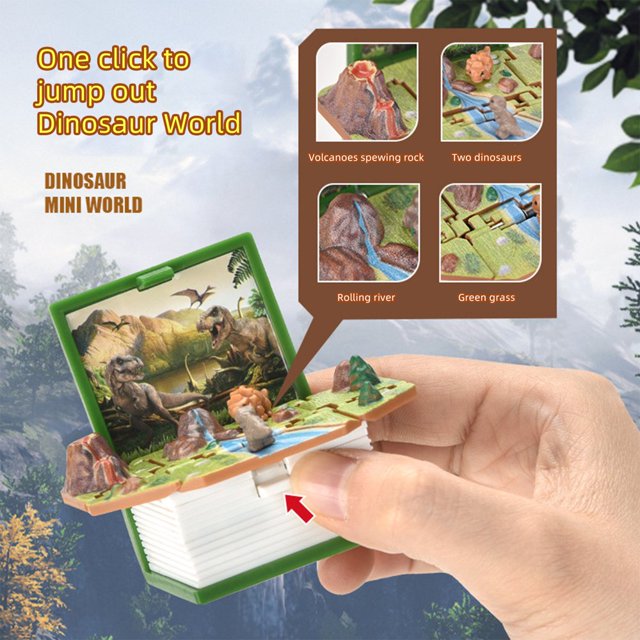 3D Realistic Dinosaur World Sensory Toy – DMC Wholesale